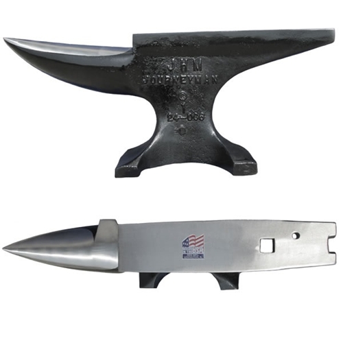 JHM 125 lb Journeymen Anvil #1 (with Heel Cams) | JHM125TC